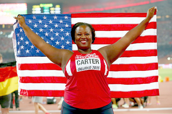 Michelle Carter: Seven time USA Champion and 2015 World Championship ...