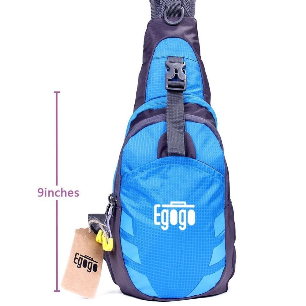 Sling Bag, EGOGO Outdoor Casual Bike Camping Hiking Chest Shoulder ...