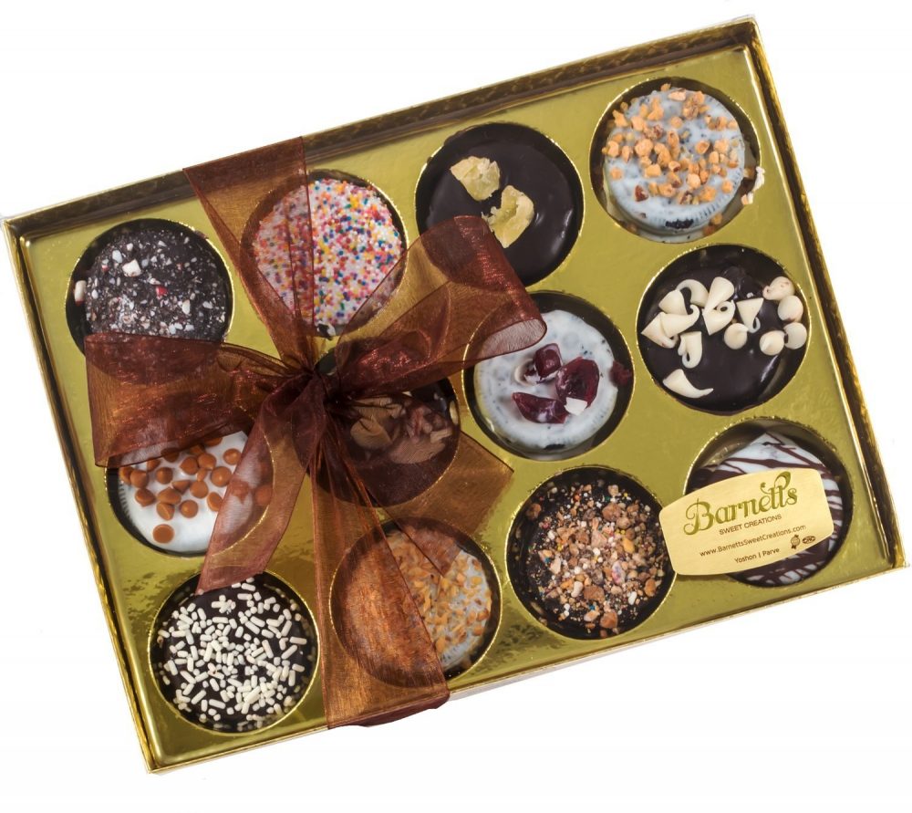 Elegant Chocolate Covered Sandwich Cookies Giftbox - WF Shopping