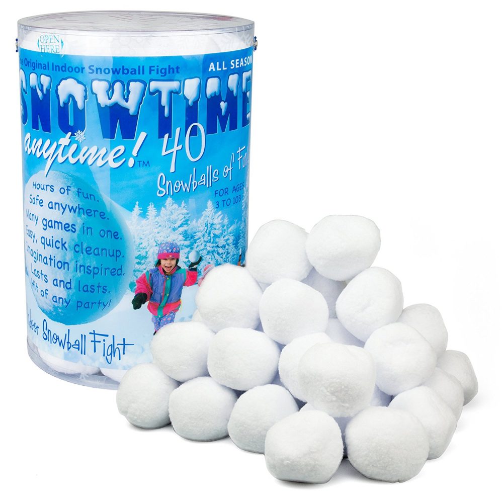 Indoor Snowball Fight SNOWTIME ANYTIME 40 pk - WF Shopping