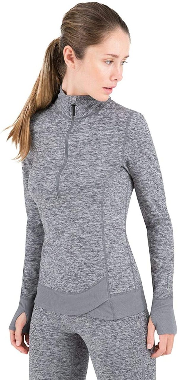 Women's Cloud Nine 4-Way Stretch Brushed Half Zip Jacket - WF Shopping
