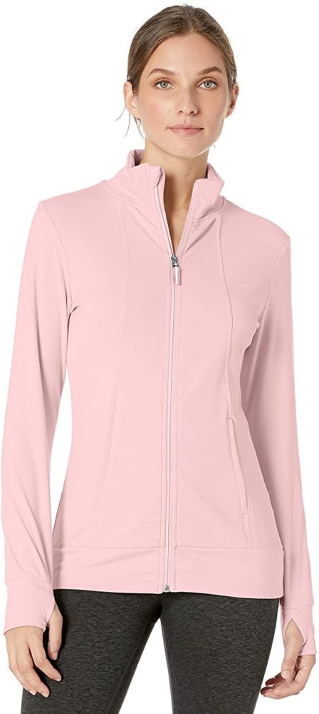 Women's Active Lightweight Mock Neck Zip Up Jacket - WF Shopping