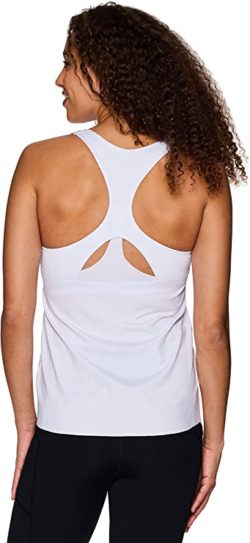 Racerback Yoga Running Tank Top with Built in Bra - WF Shopping