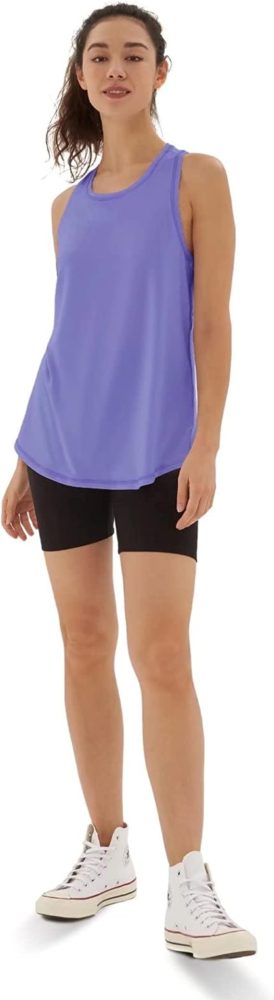 Women's Workout Racerback Tank Tops Loose Fit Sleeveless Athletic ...