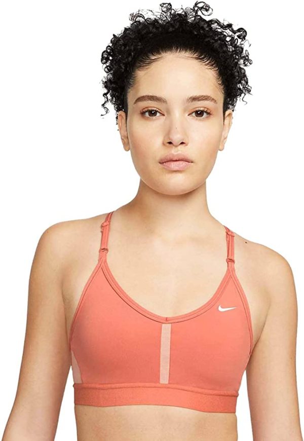 Nike Dri-FIT Indy Women's Light-Support Padded V-Neck Sports Bra - WF Shopping