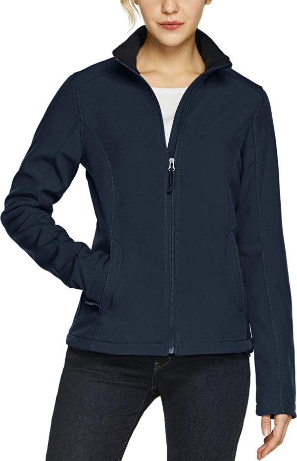 Women's Full-Zip Waterproof Softshell Jacket, Micro Fleece Jacket - WF ...