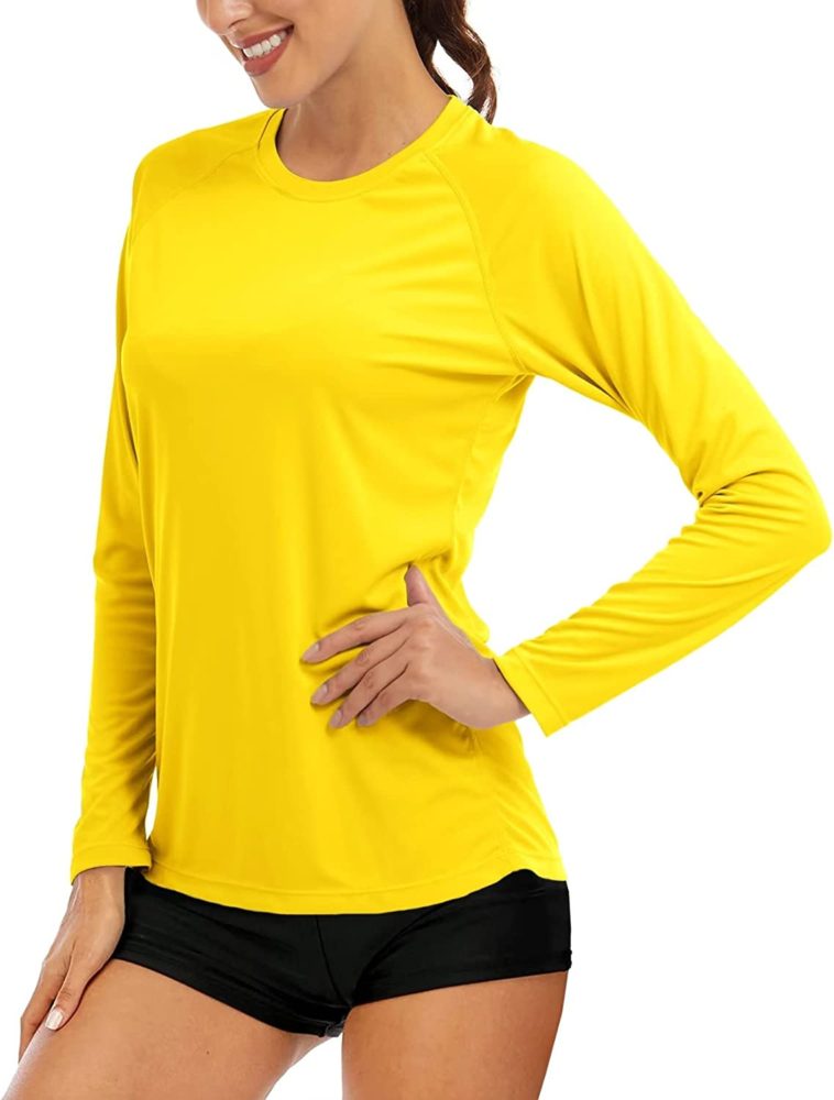 Women's Long Sleeve Shirts UPF 50+ Sun Protection Shirts for Hiking - WF Shopping