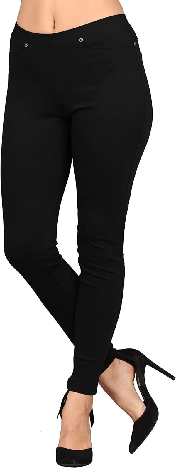 Lildy Women's Denim Jeggings, Stretchable Cotton Blend - WF Shopping