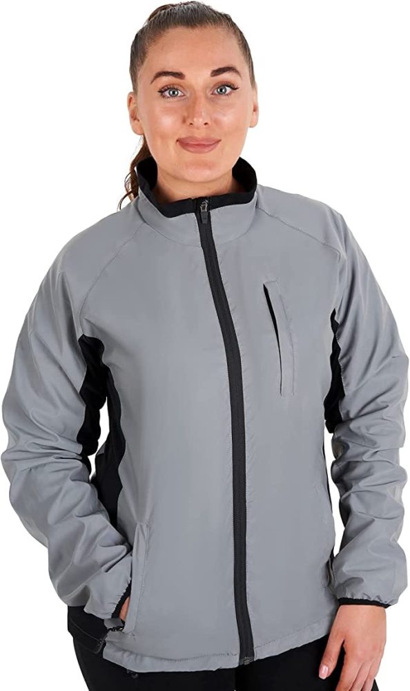 High Visibility Reflective Silver Cycling and Running Jacket - WF Shopping
