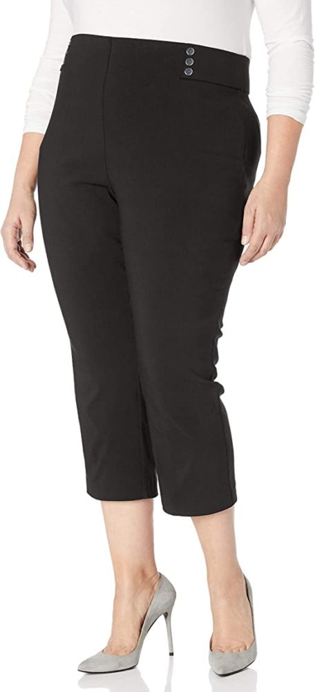 Rafaella Women's Plus Size Supreme Stretch Capri - WF Shopping