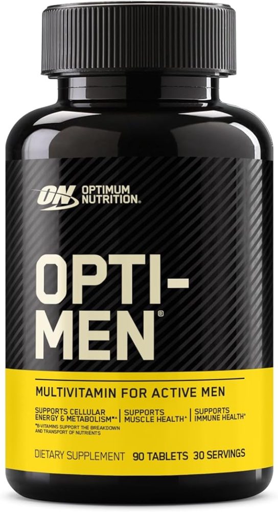 Optimum Nutrition Opti-Men, Vitamin C, Zinc and Vitamin D, E, B12 for ...