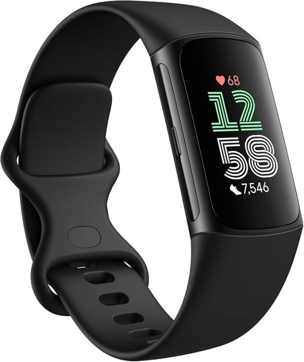 Fitbit Charge 6 Fitness Tracker with Google apps, Heart Rate on ...