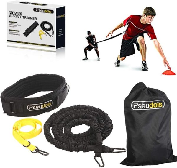 Pseudois Resistance Bungee Band, Running Training Bungee Workout Band ...