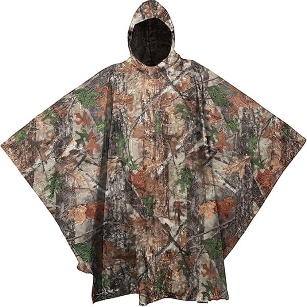 Military Rain Poncho - Multi Use Camouflage Poncho Waterproof - Army ...