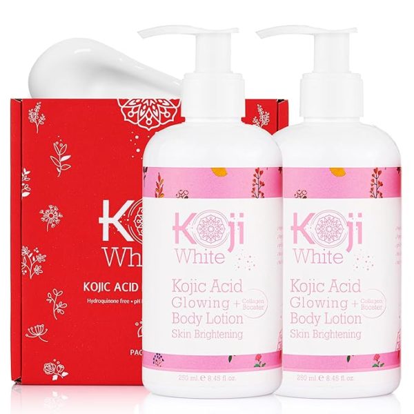 Koji White Kojic Acid & Collagen Body Lotion, Women Gifts Set for Skin ...
