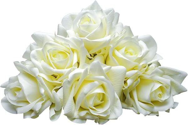 Artificial flower real touch roses feel and look realistic fake roses ...