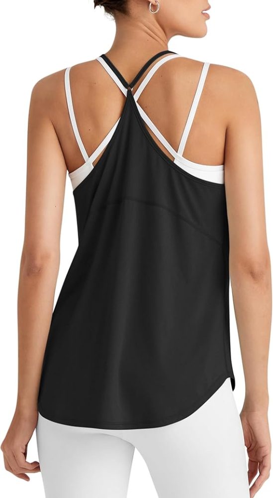 G4Free Athletic Tank Tops for Women Lightweight Muscle Workout Gym Tops ...