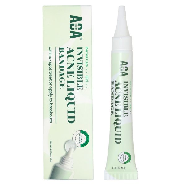 AOA Skin Invisible Acne Liquid Patch - Invisible Spot Treatment with ...