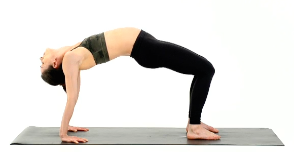 Practicing Yoga At The Beach - Women Fitness