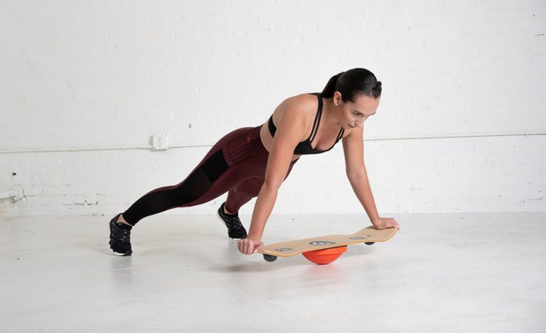 Wobble Board Exercises for Improved Proprioception - Women Fitness