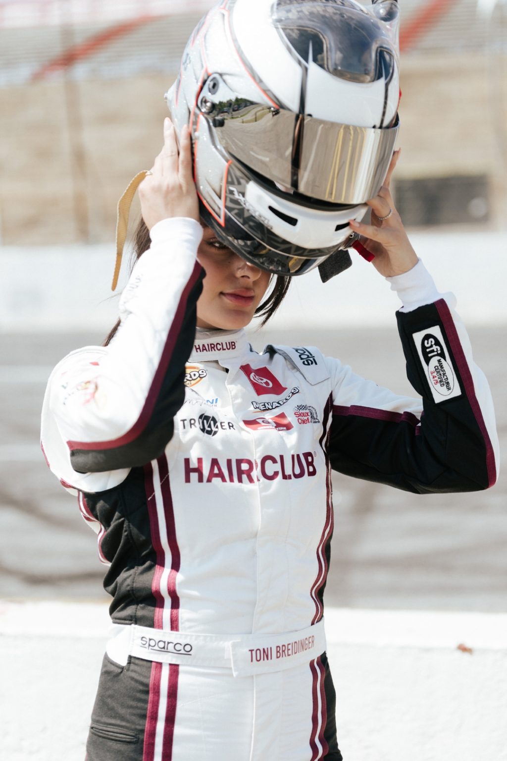 Toni Breidinger: First female Arab-American Car Racing Driver Mantra of ...